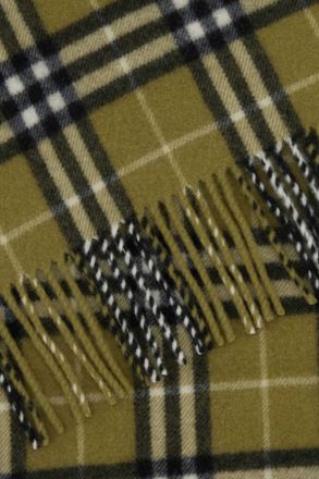 Burberry Unisex Embroidered Cashmere Scarf Acre Exterior: Sciarpe E Foulard Scarfs