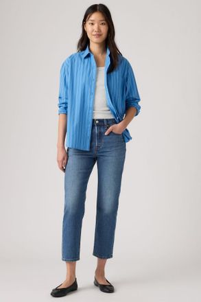 Levi's Jean 501 Original Crop - Femme - D&eacute;lavage Moyen / Array Away - 23X26