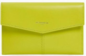 Le Tanneur Pochette enveloppe moyen modèle Charlotte en cuir lisse