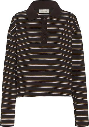 Gestuz Femme, Tops, Brun, Taille: 38 FR GZpilova polo tee