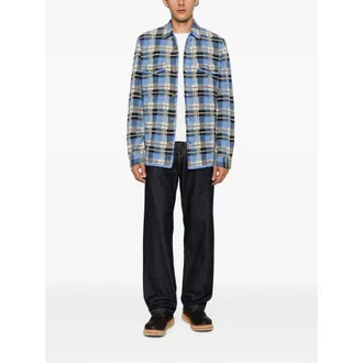 Guest In Residence Plaid Shirt - Blue