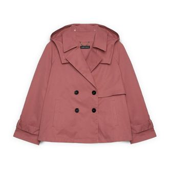 Fiorella Rubino Damen, M&auml;ntel, Rosa, 4XLGr&ouml;&szlig;e