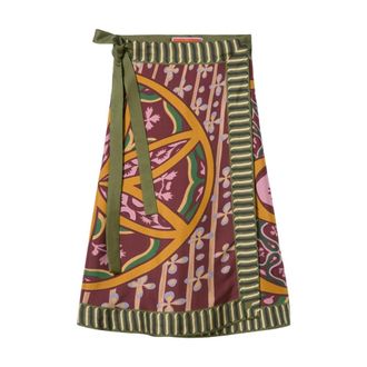 La DoubleJ Pareo Midi Rock - - Skirts - Damen - Mehrfarbig - L