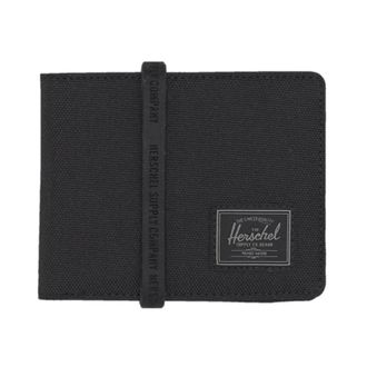 Herschel Schwarzes Tonal Stoff Buch Geldb&ouml;rse Rfid - - Accessories - unisex - Schwarzk - ONE SIZE