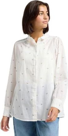 Lee Shirred Blouse T-Shirt, Grove Floral, XL Femmes