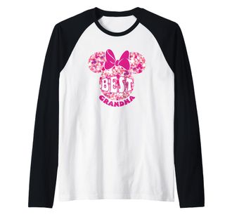 Disney Minnie Mouse Best Grandma Muttertag Raglan