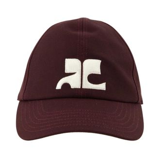 Courr&egrave;ges Femme, Accessoires, Rouge, Taille: ONE Size Casquette Logo AC en Coton