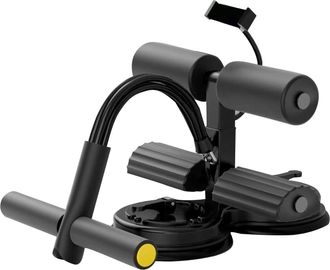 Generic Fußstütze für Sit-Up - Sit-Up-Bar mit Telefonhalterung, Fitnessgerät für Oberschenkel, Boden, Parkett, Fliesen, Reisen, Büro, Außenbereich