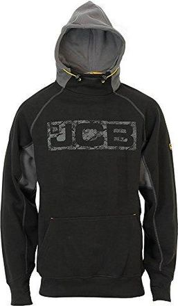 JCB Horton Sweat à capuche pour homme officiel - Noir - Medium