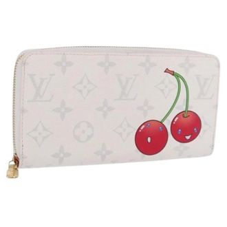 Louis Vuitton Portefeuille long Pre-owned Vintage Monogram Cherry Blossom - Femme - Pre-owned - Blanc - Taille: ONE Size