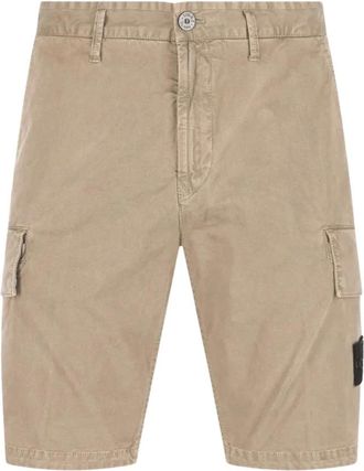 Stone Island Homme, Shorts, Beige, Taille: W38 Bermuda Slim