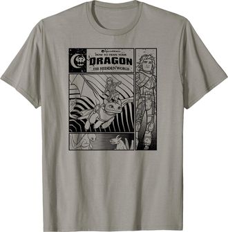 How To Train Your Dragon Drachenzähmen Leicht Gemacht 3 Vier Panel T-Shirt