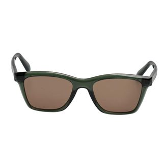 Ferragamo Homme, Accessoires, Vert, Taille: ONE Size Rectangular Lunettes de soleil