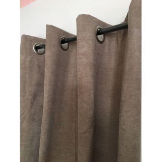 HOME MAISON Homemaison - Rideau Alaska isolant et 100 % occultant Beige 140x260 cm