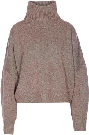 Loulou Studio Pull Col Roulé - Beige