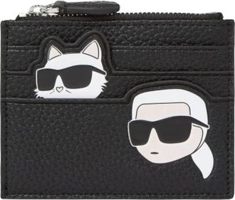 Karl Lagerfeld Homme, Accessoires, Noir, Taille: ONE Size Porte-cartes Ikon