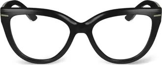 Calvin Klein lunettes de vue à monture papillon - Noir