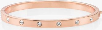 Kate Spade New York Kate Spade Set In Stone Armreif Mit Scharnierverschluss f&uuml;r Frauen in Klar/Ros&eacute;gold | Metall