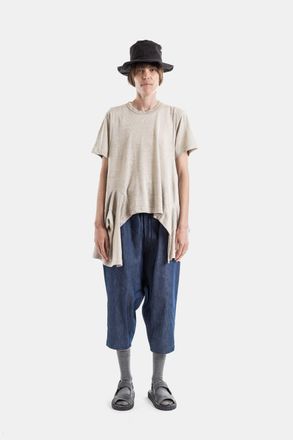 Comme Des Gar&ccedil;ons Womens Blue Wide-Leg Trousers