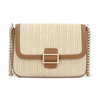 Kazar Femme, Sacs, Beige, Taille: ONE Size Petit sac &agrave; main classique en raphia