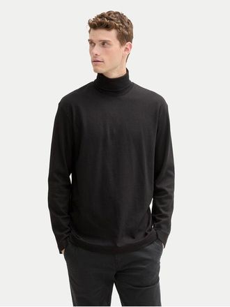 Tom Tailor Rollkragenpullover 1043993 Schwarz Regular Fit