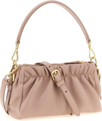 Prada Lambskin Leather Shoulder Bag - Pink