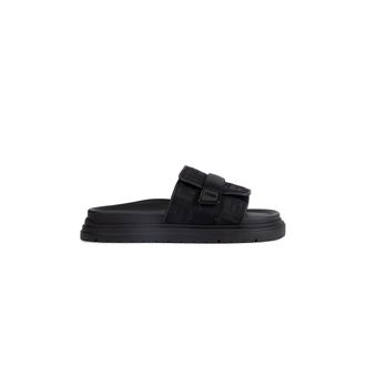 Fendi FF Jacquard Chunky Slides