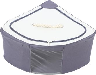 Garneck Verdicktes Oxford-gewebe Faltbar Dreieckig Für Die Ecke Organizer Aufbewahrungsbox Farbe