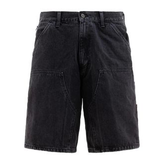 Carhartt Work in Progress Homme, Shorts, Noir, Taille: W29 Double Knee Short