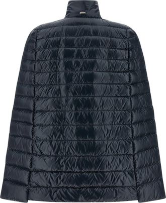 Herno Ultralight Nylon Cape Down Jacket - Black
