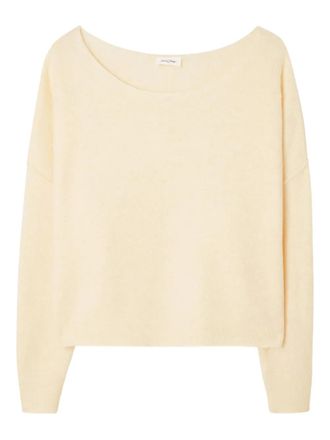 American Vintage pull Damsville &agrave; col bateau - Tons neutres