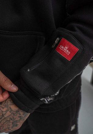 Dada Hoodie Mit praktischer &Auml;rmeltasche mit Zipper (1-tlg) Frotee Logo