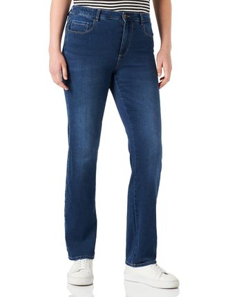 Only Carmakoma Damen Caraugusta Hw St DNM Bj13964 Noos Jeans, Medium Blue Denim, 44W / 30L EU