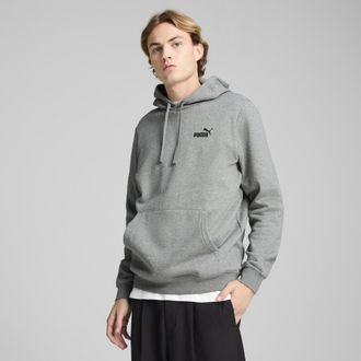 Puma Hoodie avec petit logo N&deg; 1 Essentials Homme, V&ecirc;tements, Gris, XS