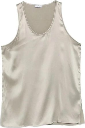 Brunello Cucinelli Blouse - Femme - Tops - Gris - Taille: 40 FR
