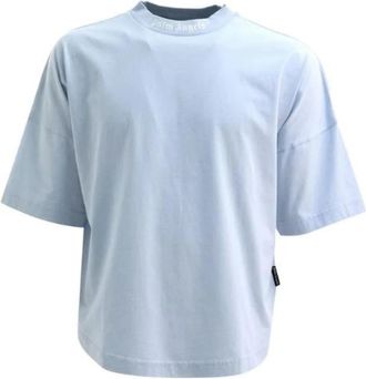Palm Angels Homme, Tops, Bleu, Taille: S T-Shirt