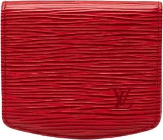 Louis Vuitton Porte-monnaie en cuir Pre-owned - Femme - Pre-owned - Rouge - Taille: ONE Size