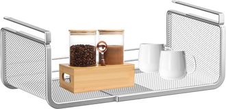 Generic Unterregal-Aufbewahrungskorb - Erweiterbares Hängeregal, platzsparendes, multifunktionales für Küche, Bad & Kleiderschrank | Langlebige Konstruktion, 