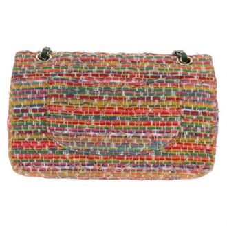 Chanel Pre-owned Vintage Canvas Schultertasche - - Pre-owned - Damen - Mehrfarbig - ONE SIZE