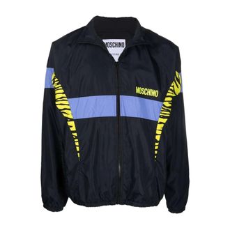 Moschino Homme, Vestes, Noir, Taille: M Veste Longue Casual Noire pour Homme