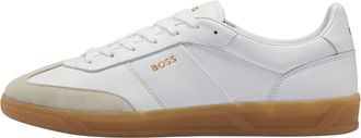 HUGO BOSS Brandon Sneaker f&uuml;r Herren, Wildleder (Wei&szlig;)