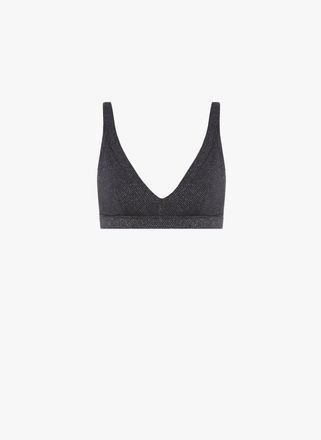 Saison 1865 Haut de maillot de bain brillant