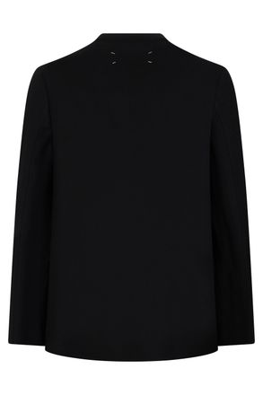 Maison Margiela Womens Open Jacket Virgin Wool Black