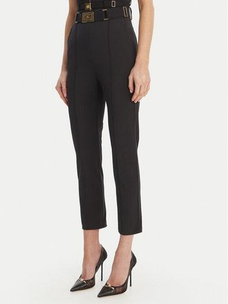 Elisabetta Franchi Stoffhose PA-132-61E2-V350 Schwarz Regular Fit