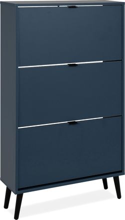 Finori Schuhkipper Vigo 49A Pastel blau melaminbeschichtet Made IN Germany HxBxT 125x70x24 cm