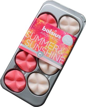 Bolsius Aromatic Wax Melts Summer & Sunshine - 8 St&uuml;ck 102990501885