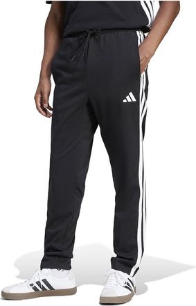 adidas Adidas Essentials Single-Jersey-Jogginghose f&uuml;r Herren, 3 Streifen, Schwarz/Wei&szlig;, Gr&ouml;&szlig;e 3XL, Schwarz/Wei&szlig;, 3XL