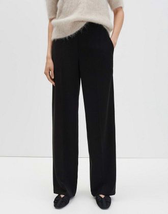 someday Schlupfhose CHARLIE WIDE TECH mit geradem Bein Mid Rise, Long, Wide Fit