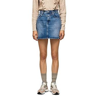 Pepe Jeans London Jupe Rachel, Bleu (Denim-HQ6), M Femme