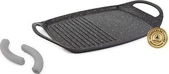 Laguiole Grillplatte 47 cm, Grillplatte Greblon C2+, Induktion, Maestro